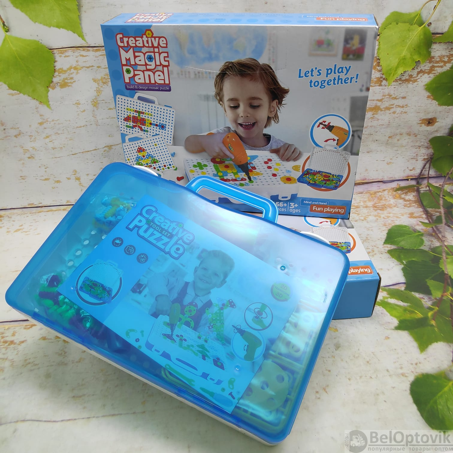 Конструктор - болтовая мозаика Creative Magic Panel 166 pieces с ...