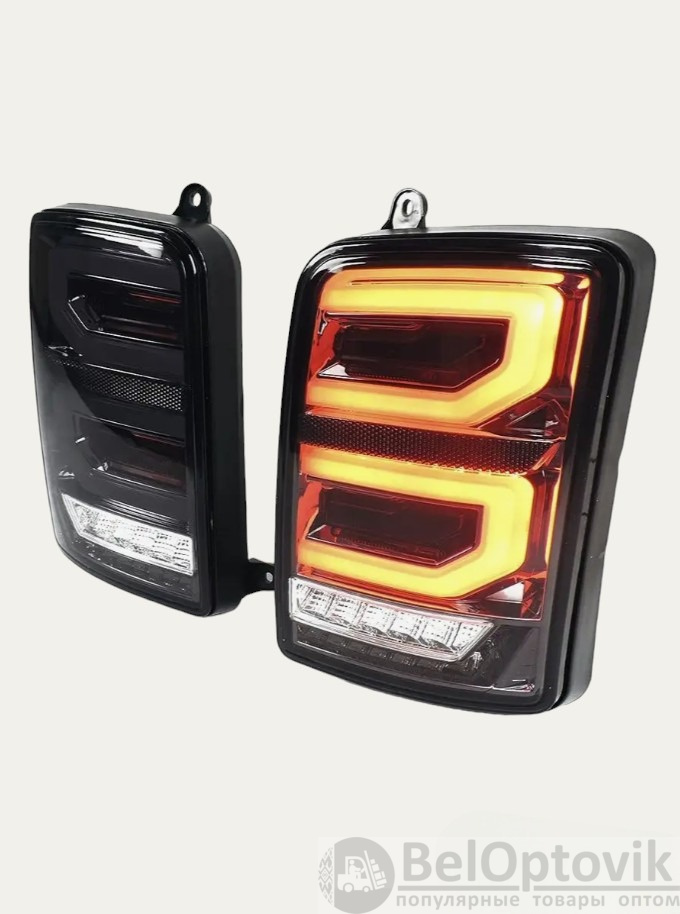 Задние светодиодные фонари 40W для Лада Нива 4x4, черные (арт: A0971 ...